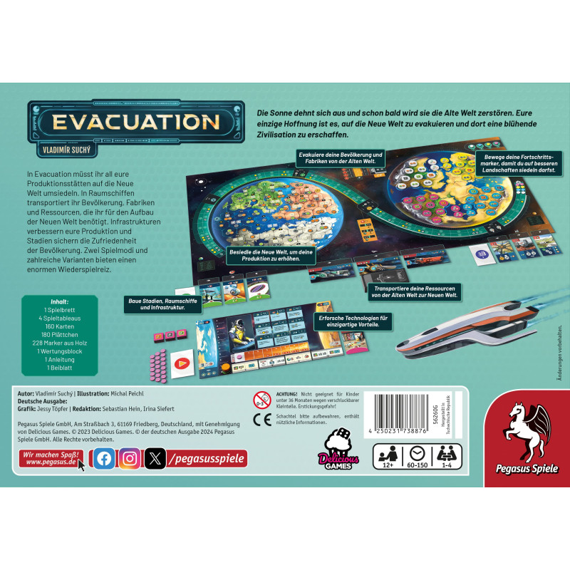 Evacuation - Expertenspiel - Brettspiel